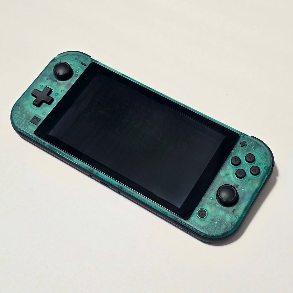 Nintendo Switch Lite CUSTOM - Black & Clear Green – Retro Revolution